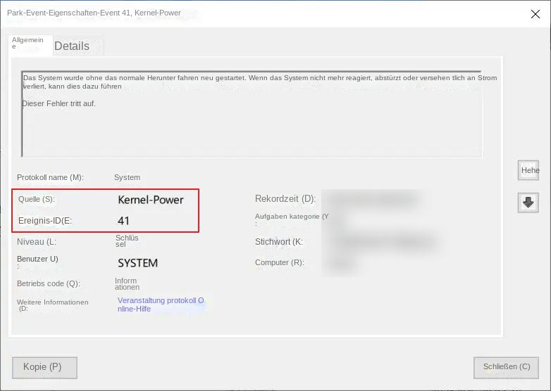 Kernel Power 41-Fehler unter Windows 10? So lösen Sie das Problem! - Rene.E Laboratory