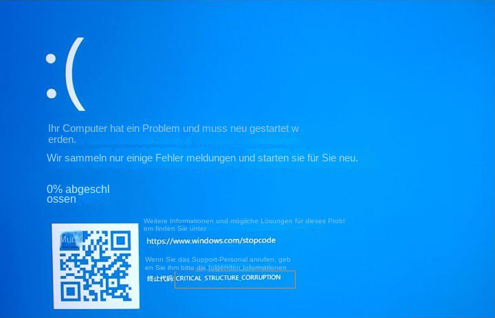 „Fehlermeldung „CRITICAL_STRUCTURE_CORRUPTION“ beheben – So geht’s ...